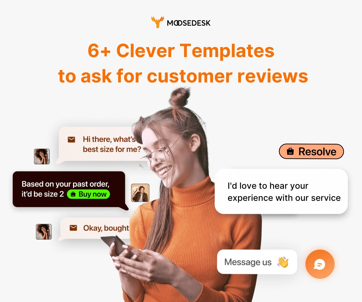 6+ Clever Templates To Ask for Customer Reviews - MooseDesk
