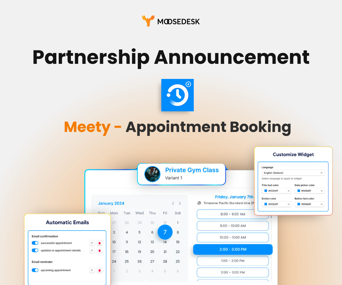 Meet Our New Partner: Meety - Appointment Booking App - MooseDesk